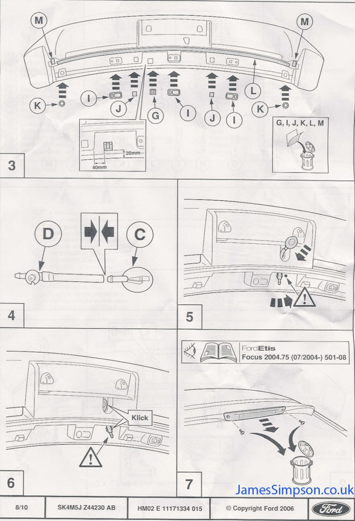 How To Fit Focus ST Spoiler - James Simpson